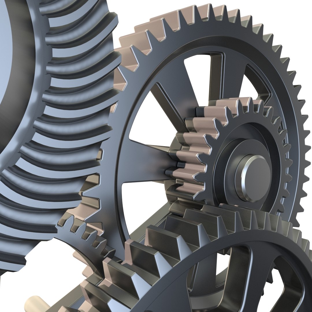 3D model gear mechanism set | 1148361 | TurboSquid