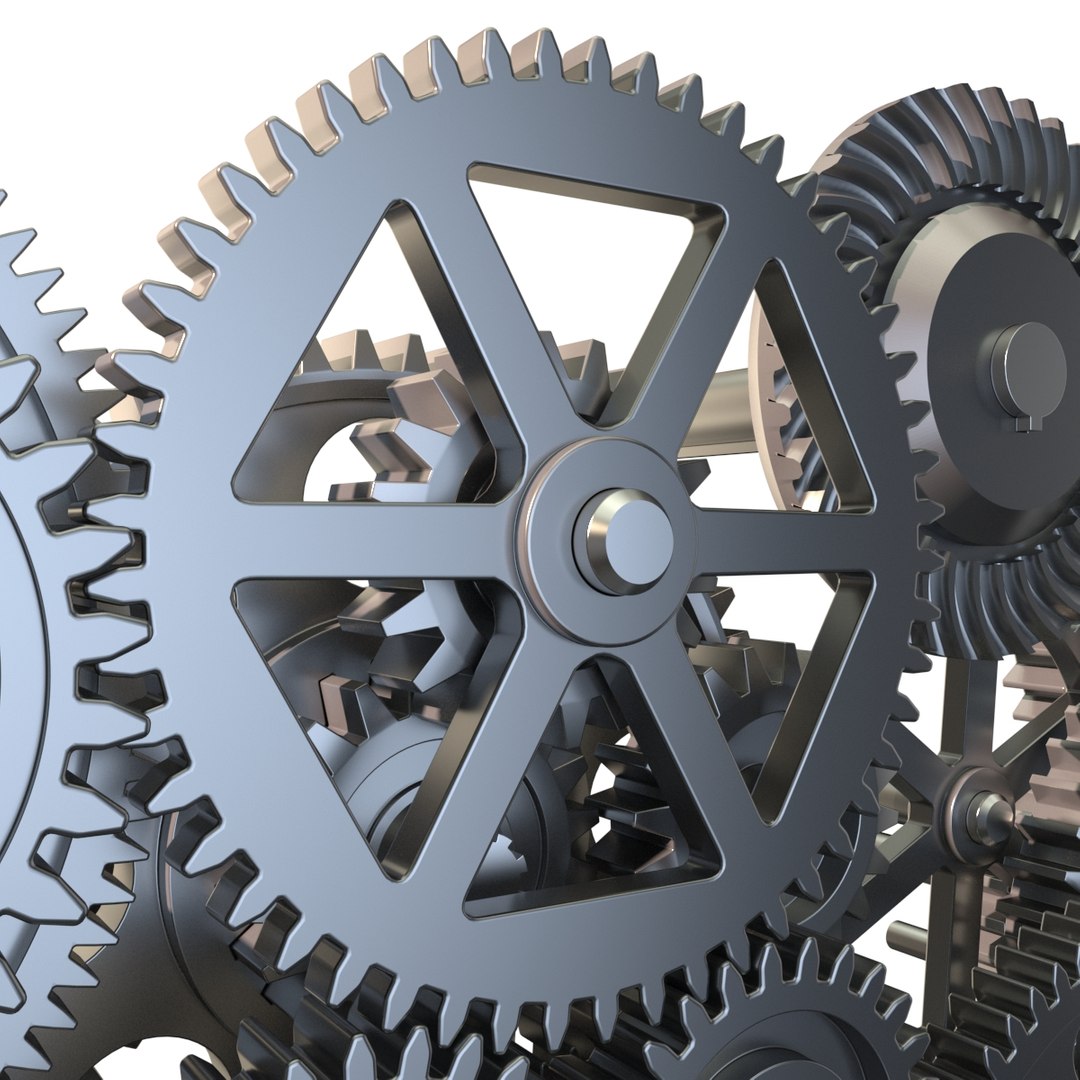 3D model gear mechanism set | 1148361 | TurboSquid