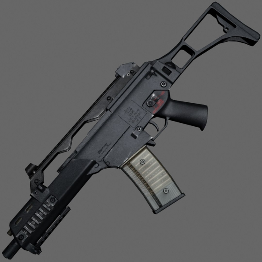 3d g36c games clips model