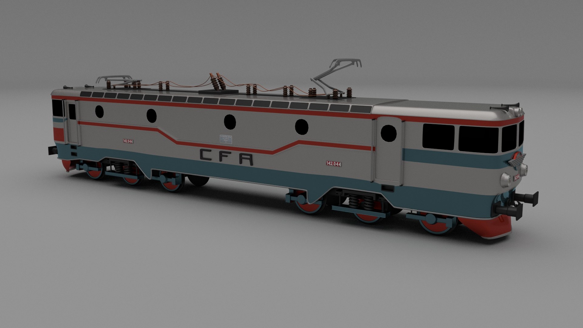 3d Class 42 Electric Locomotive Model