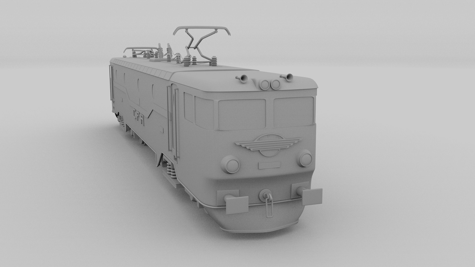 3d Class 42 Electric Locomotive Model