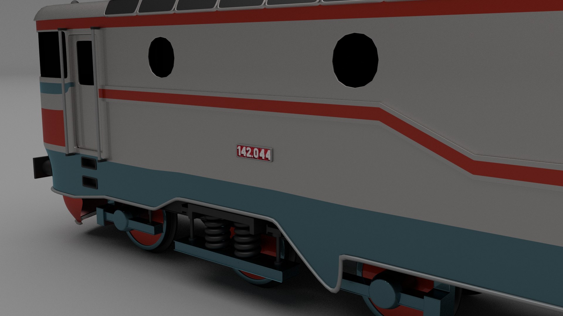 3d Class 42 Electric Locomotive Model