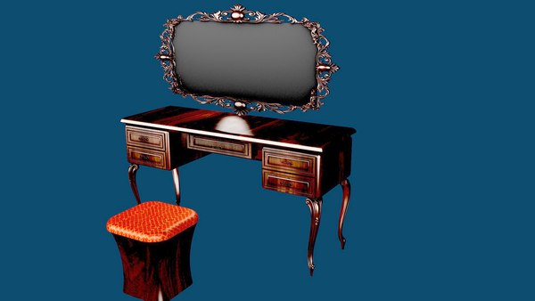 MAKE UP CONSOLE Modelo 3D - TurboSquid 1706874