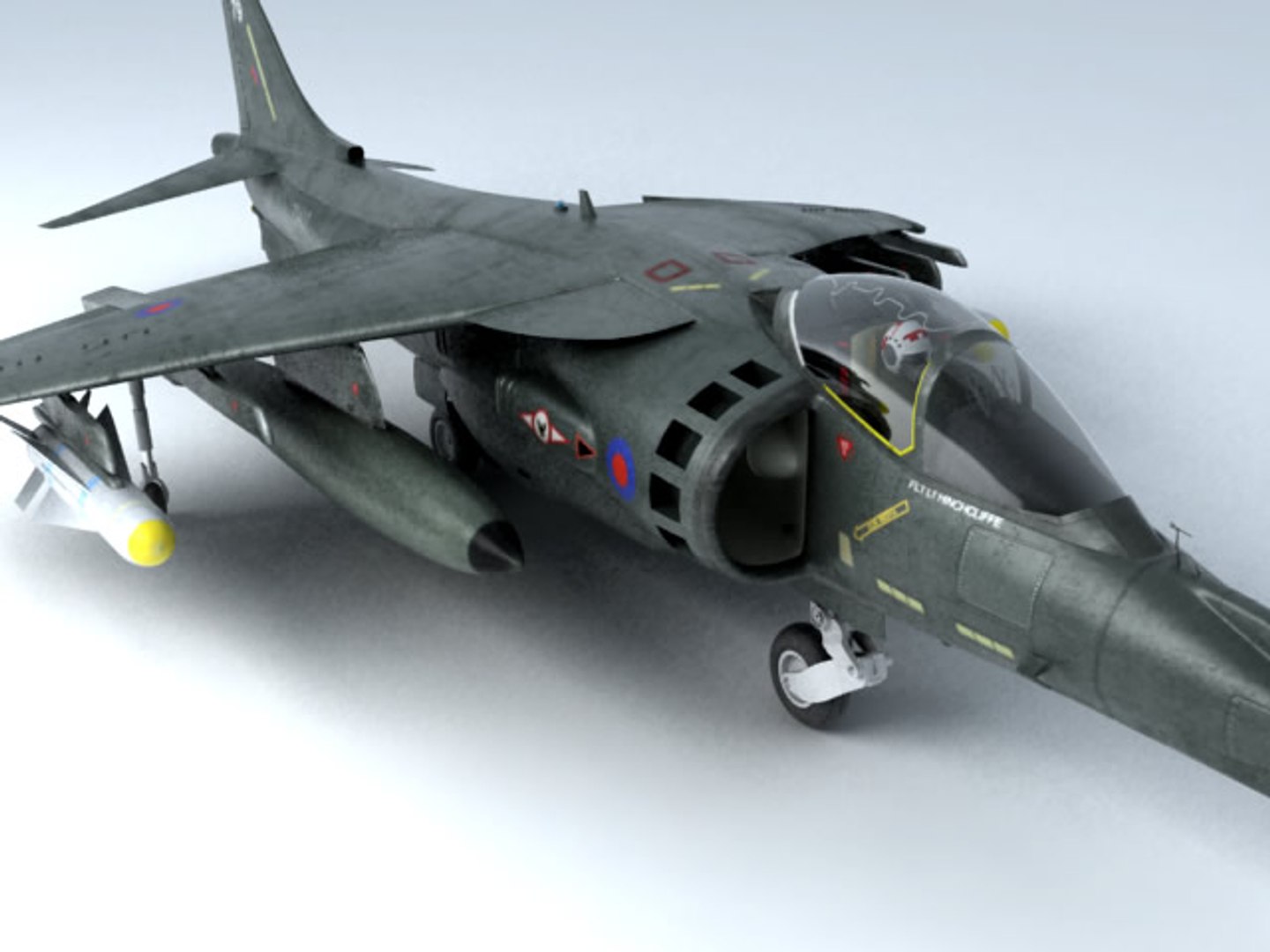 Harrier Jump Jet Gr 3d Model