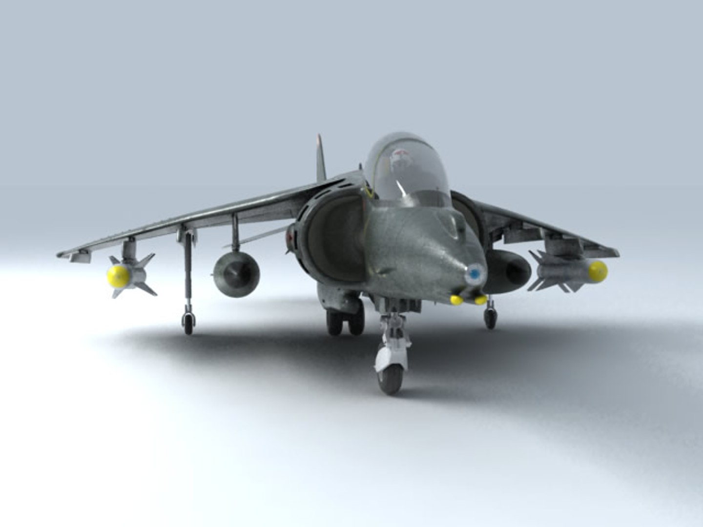 Harrier Jump Jet Gr 3d Model