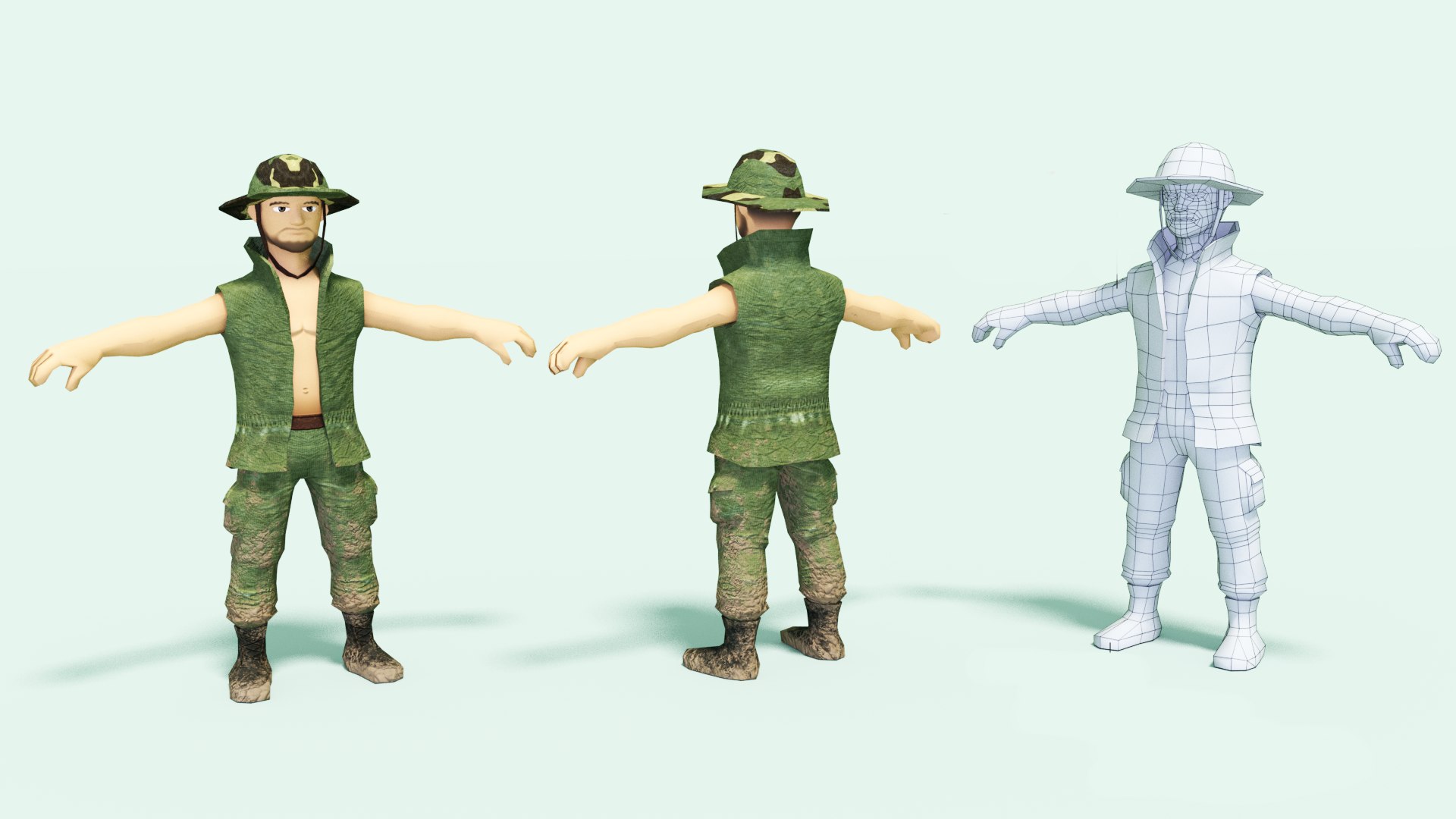 3D soldiers character - TurboSquid 1628686