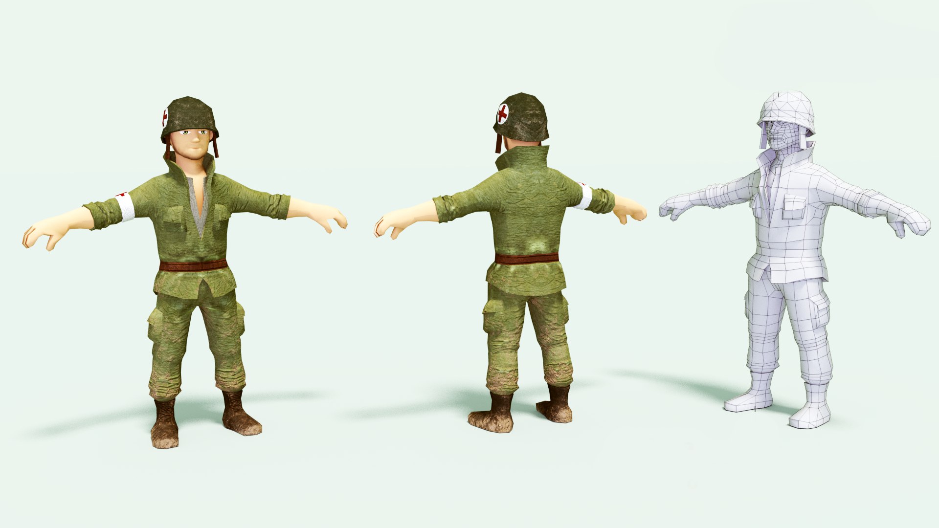 3D soldiers character - TurboSquid 1628686