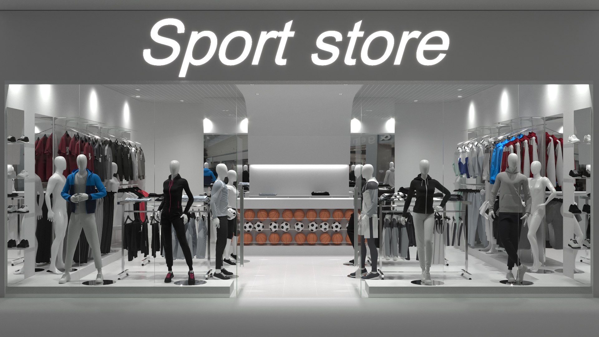 3D Model Sport Store - TurboSquid 1385793