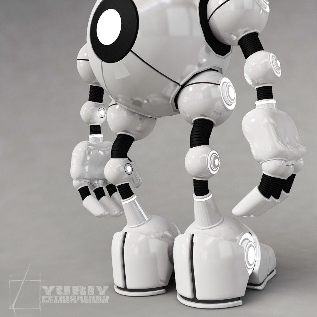 3ds max robot android