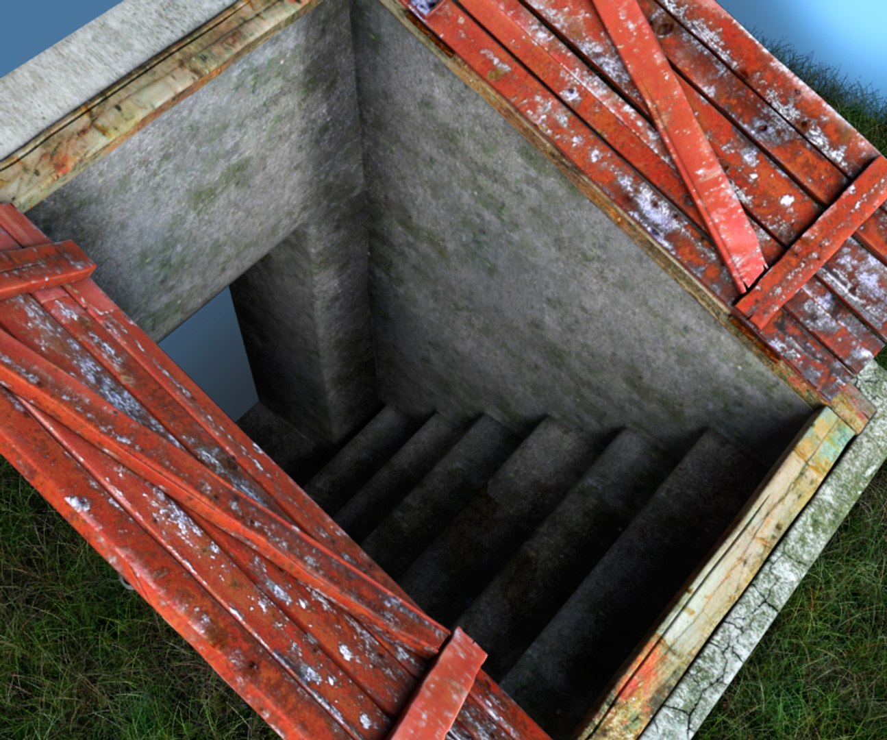 3d Entrance Basement Model