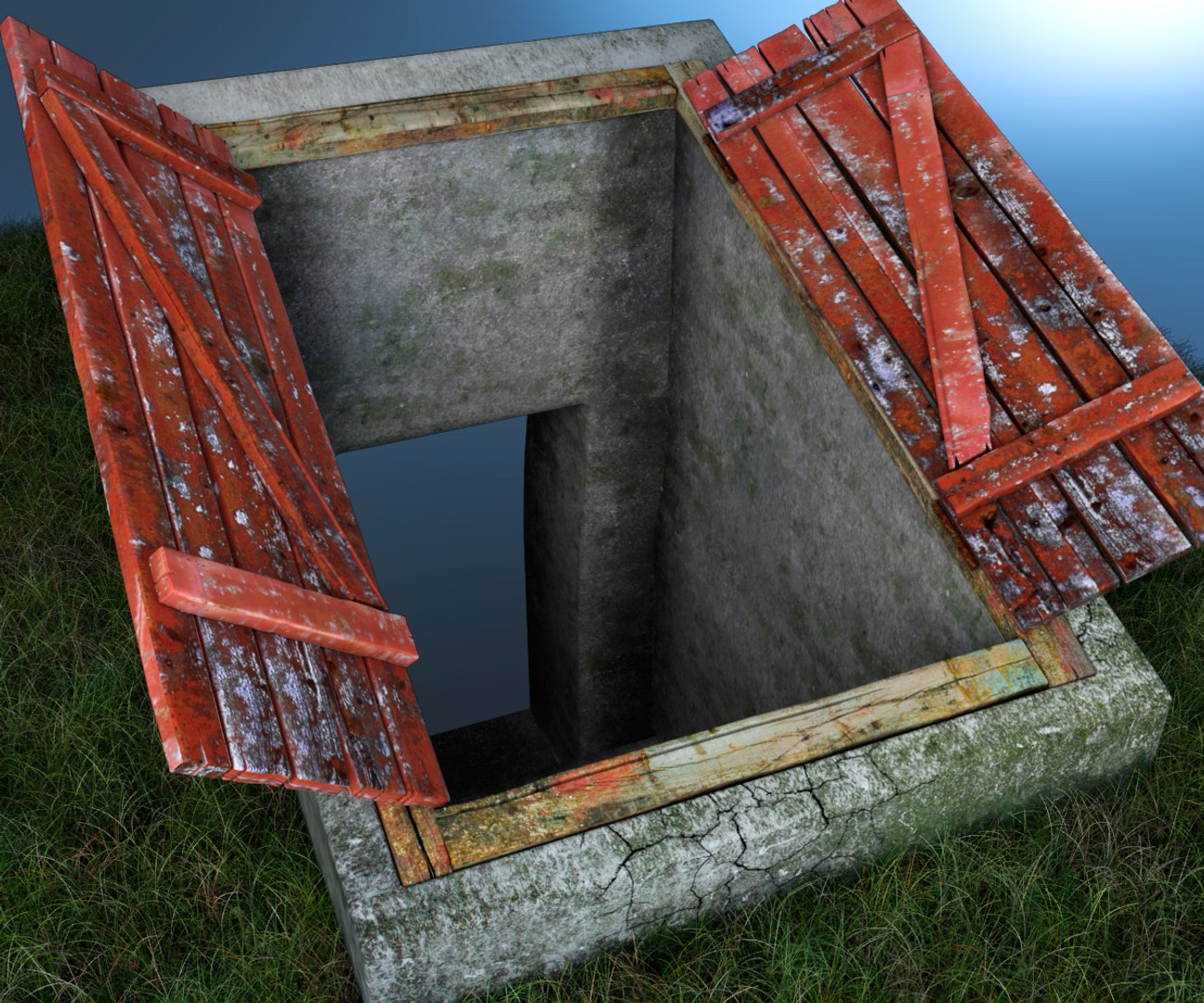 3d Entrance Basement Model