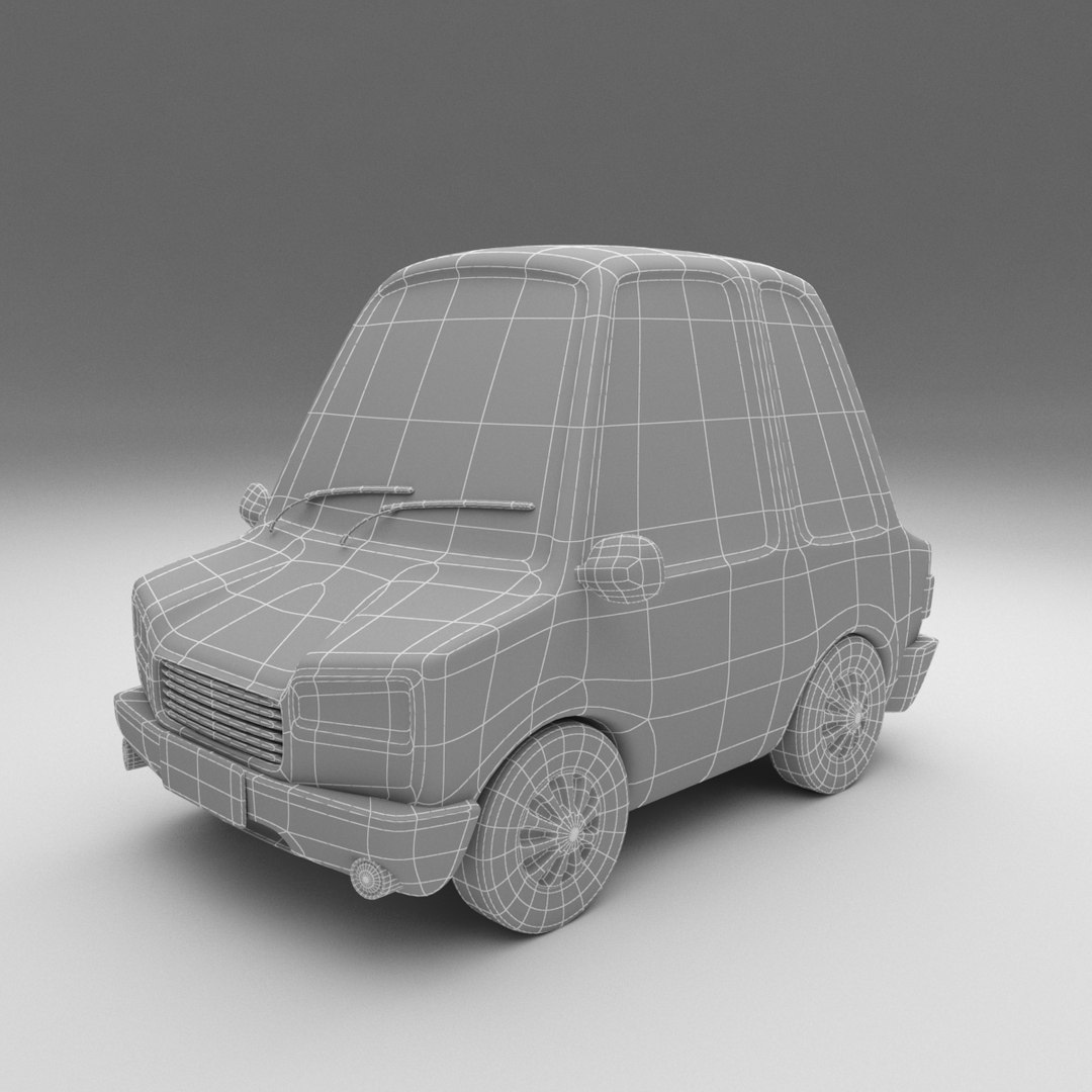 Cartoon Car Model - TurboSquid 1540257
