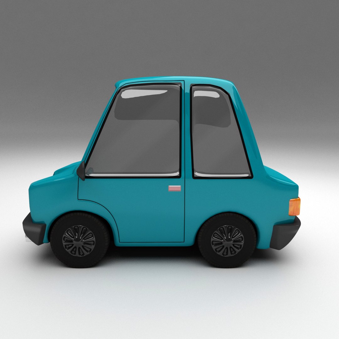 Cartoon Car Model - TurboSquid 1540257