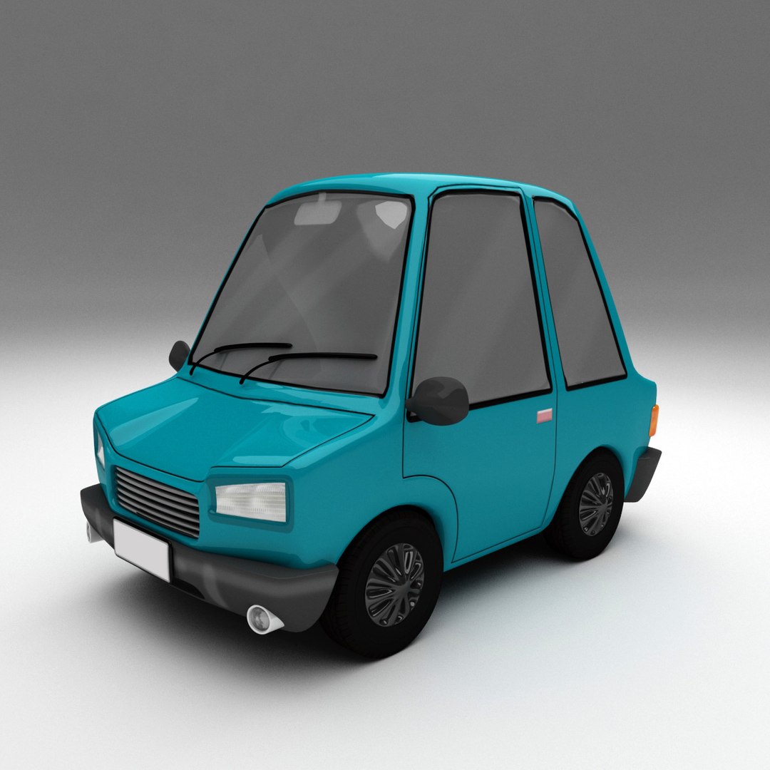 Cartoon Car Model - TurboSquid 1540257