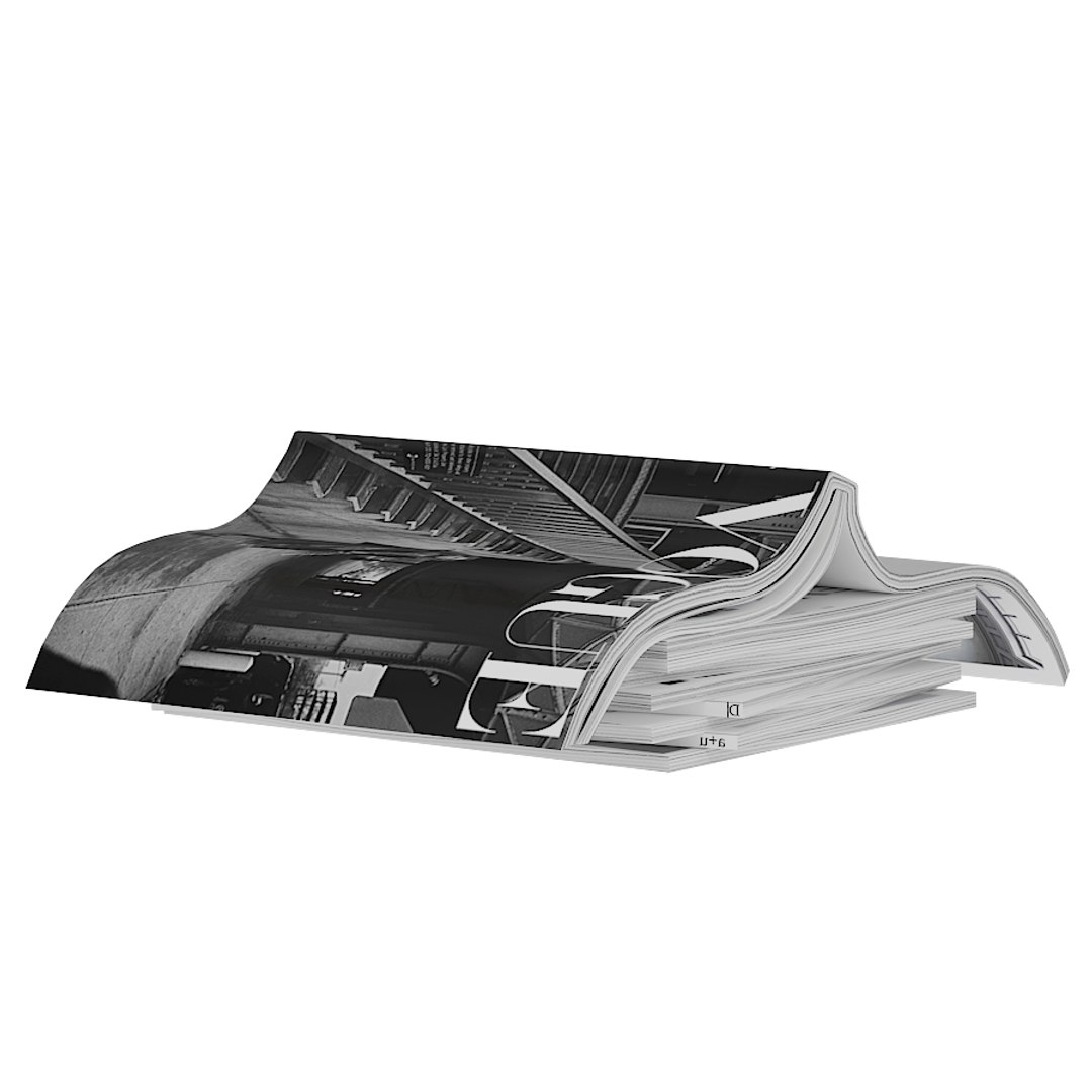 Magazines dark color 1 3D model - TurboSquid 1655197
