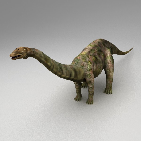 3d model of 13 dinosaur rigged pack