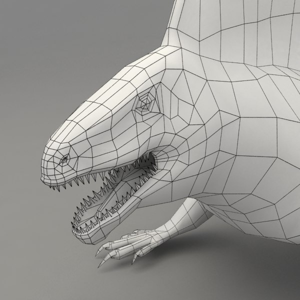 3d model of 13 dinosaur rigged pack