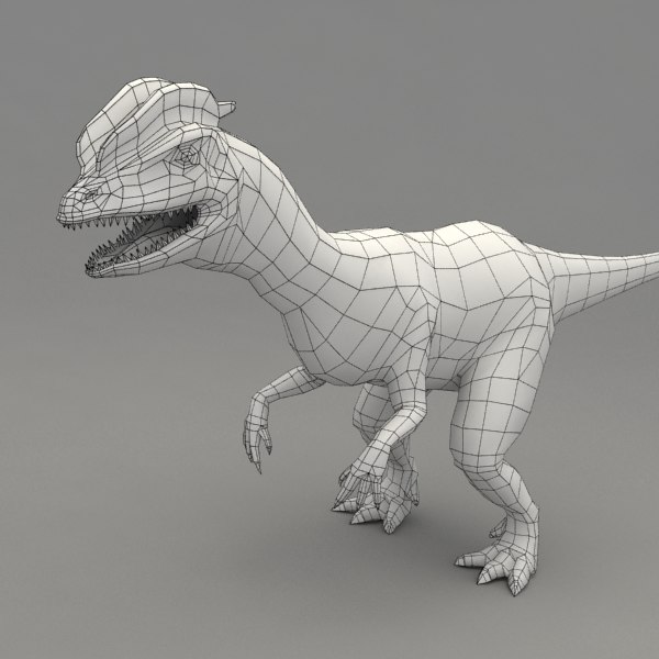3d model of 13 dinosaur rigged pack
