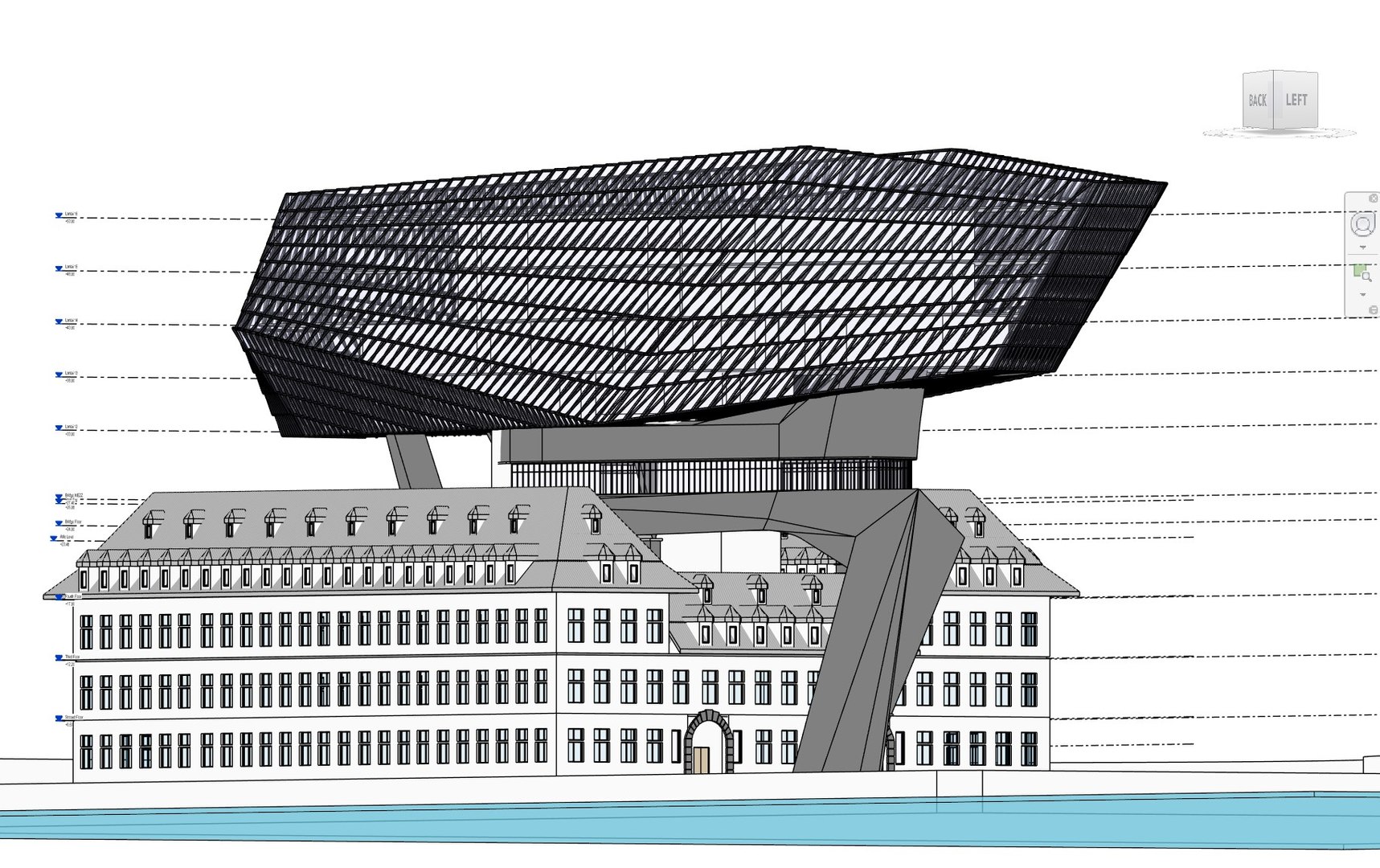 3D Model Antwerp Port House - TurboSquid 2268896