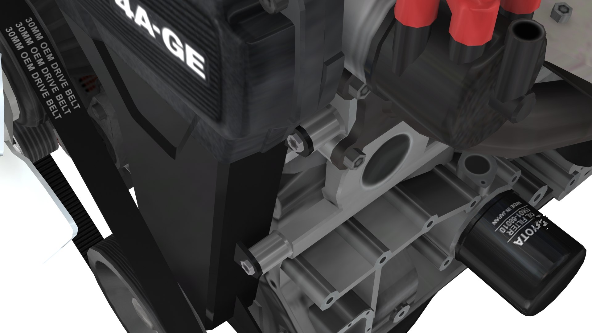 3D Parts Toyota 4a-ge Engine Model - TurboSquid 1361253