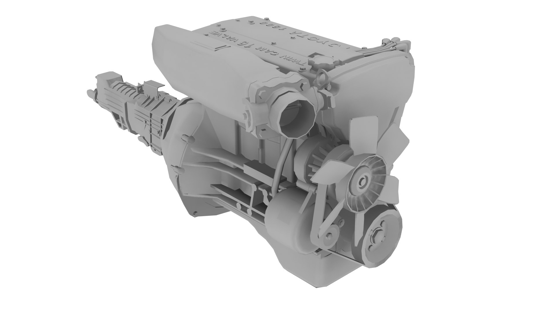 3D Parts Toyota 4a-ge Engine Model - TurboSquid 1361253
