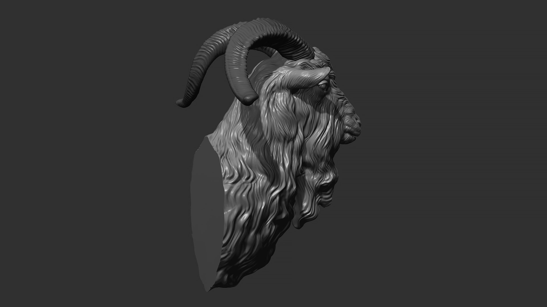 3D Goat Head - TurboSquid 1960613