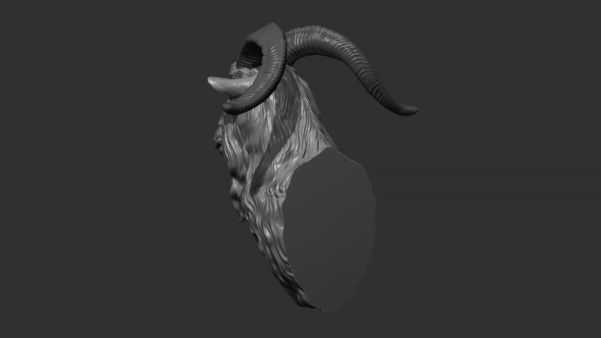 3D Goat Head - TurboSquid 1960613