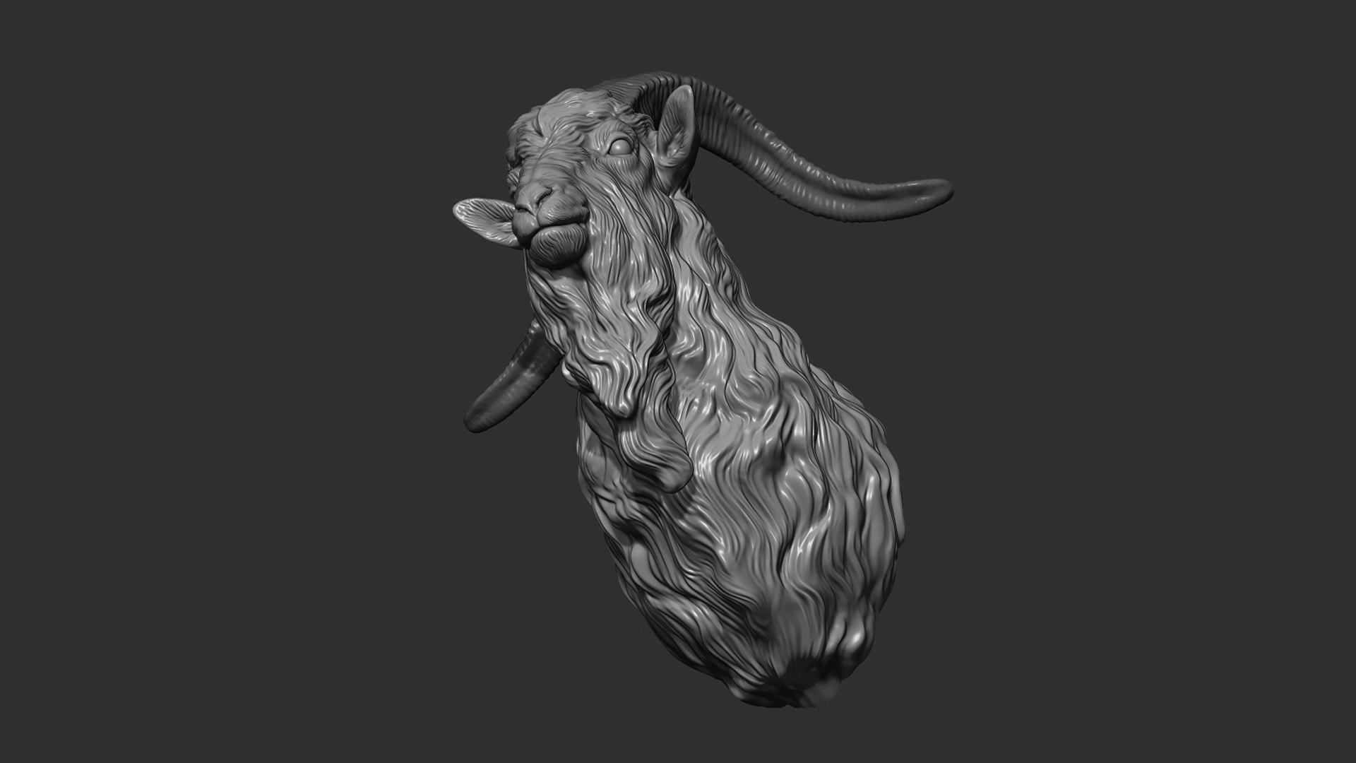 3D Goat Head - TurboSquid 1960613