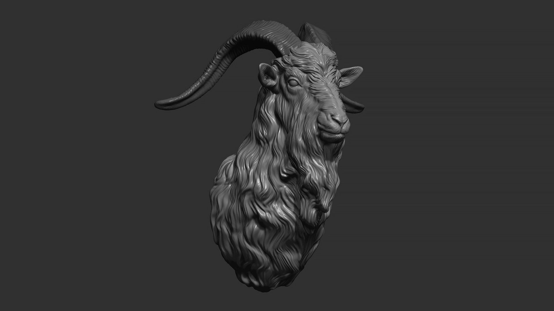 3D Goat head - TurboSquid 1960613
