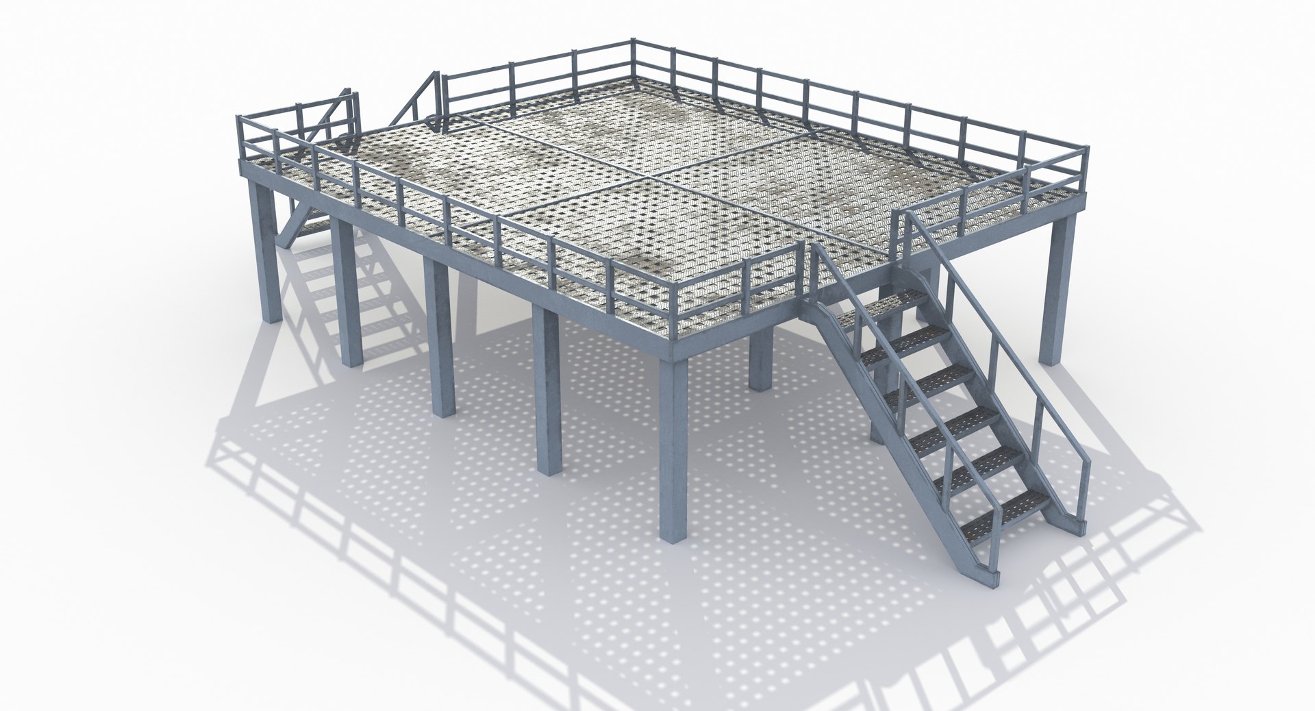 3D Metal Platforms - TurboSquid 2307497
