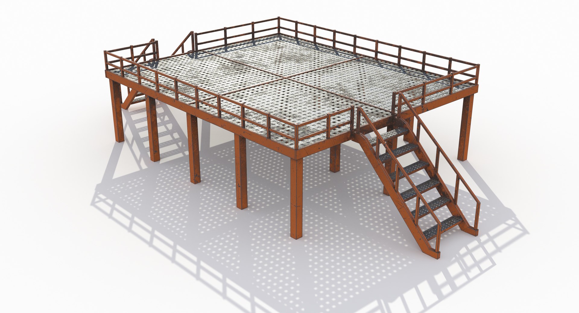 3D Metal Platforms - TurboSquid 2307497