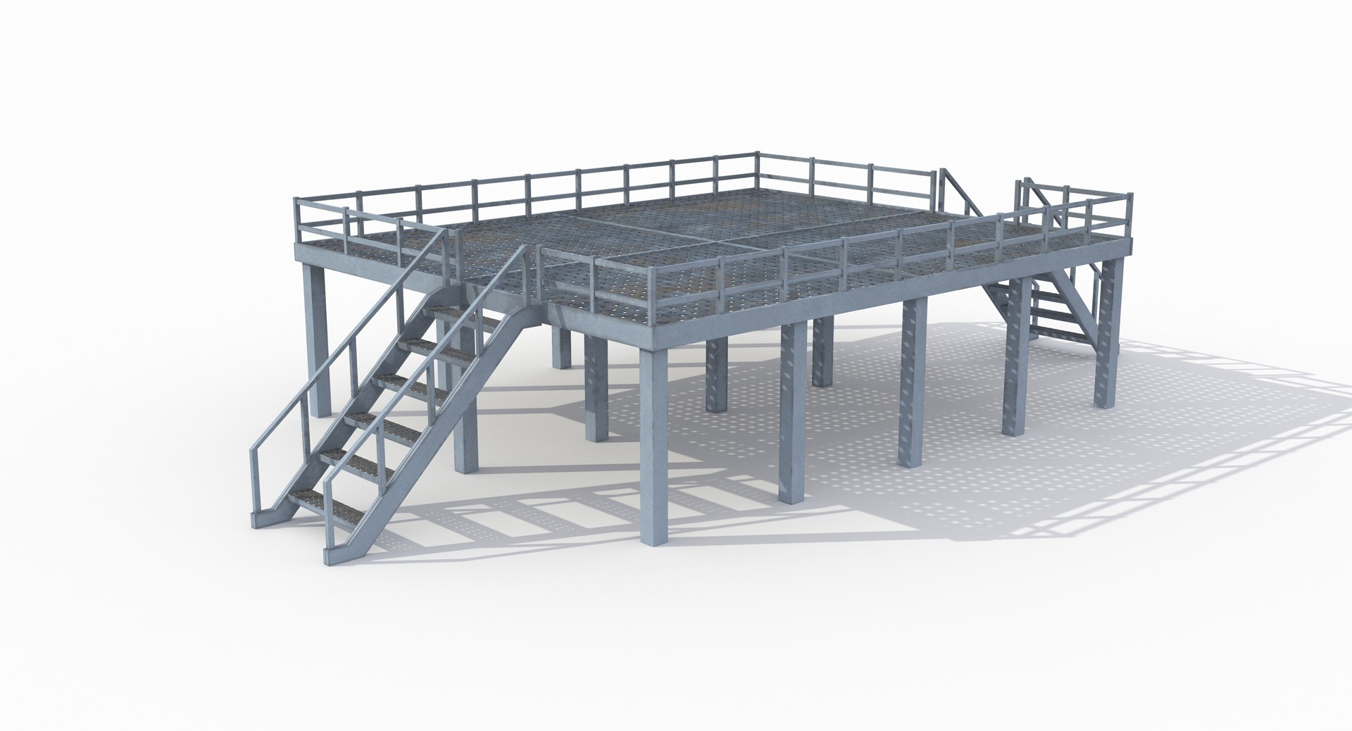 3D Metal Platforms - TurboSquid 2307497