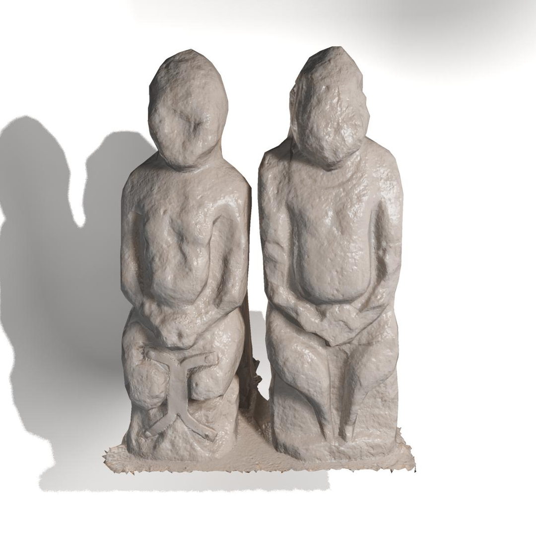 3d Polovtsian Stone Woman Model