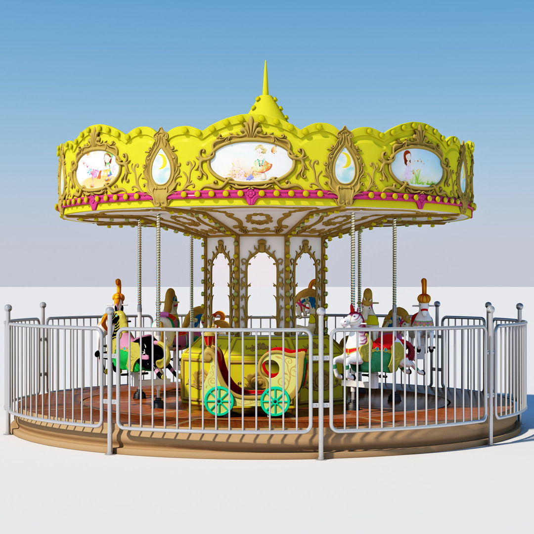 carousel 3d model