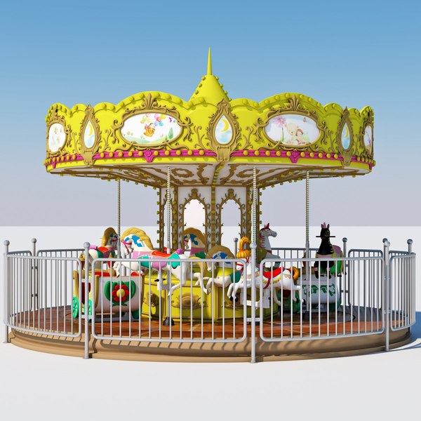 carousel 3d model