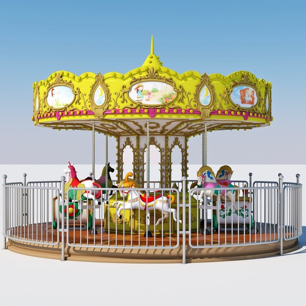 carousel 3d model