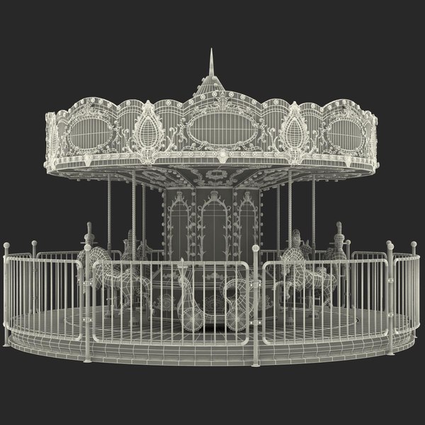 carousel 3d model