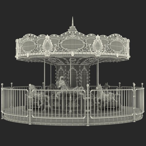 carousel 3d model