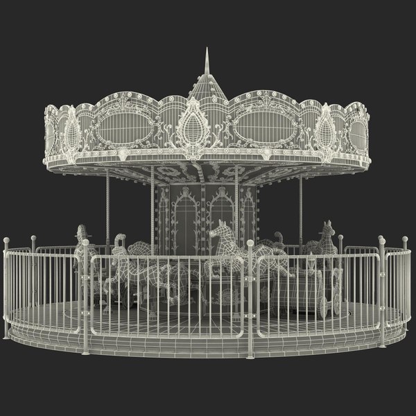 carousel 3d model