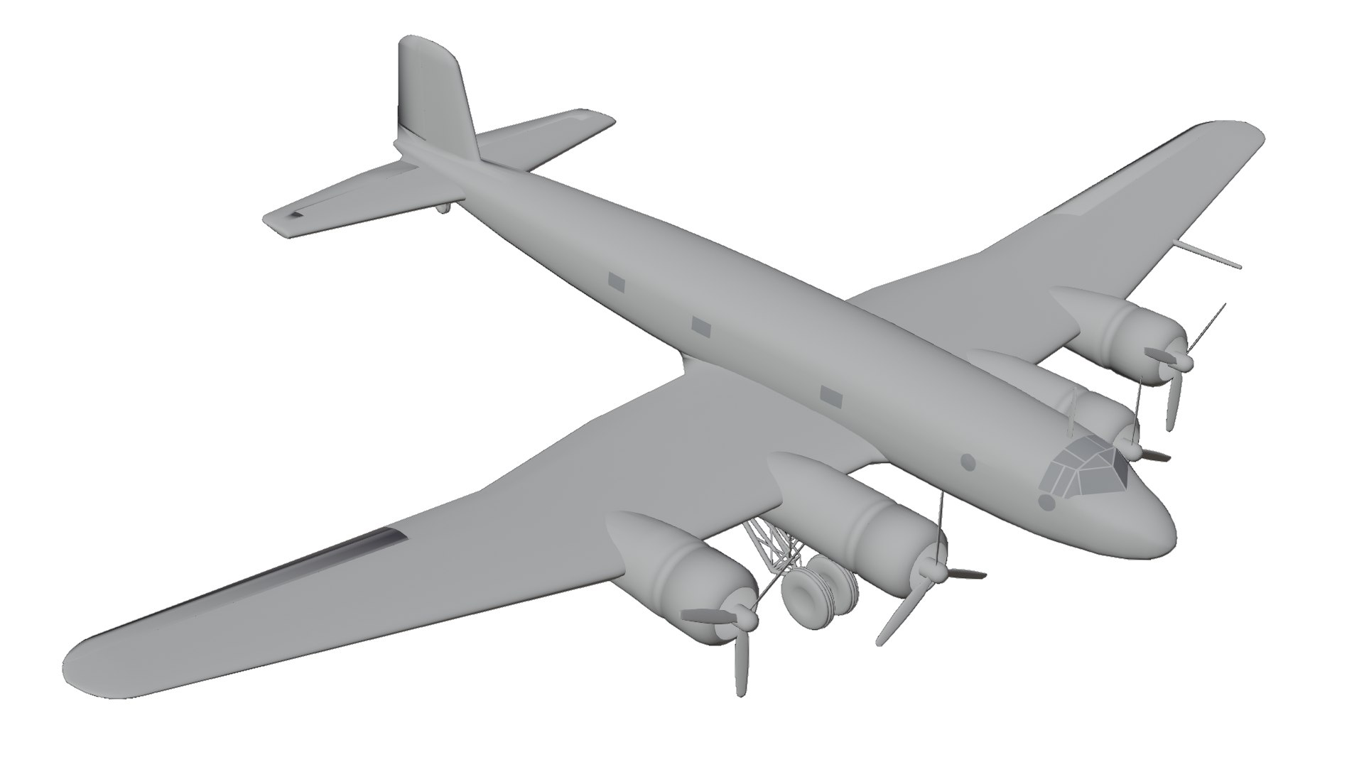 modelo 3d Focke Wulf Fw 200 - TurboSquid 2243684