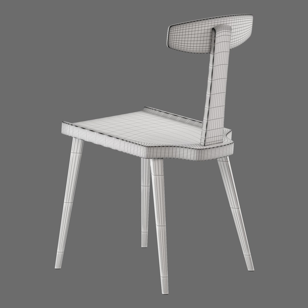 La Redoute Interieurs Miji 2 Drawer Desk 3D model - TurboSquid 2133130