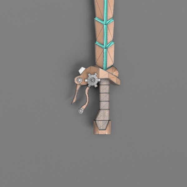 3D steampunk fantasy sword model - TurboSquid 1327834