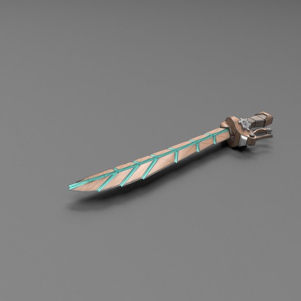 3D steampunk fantasy sword model - TurboSquid 1327834