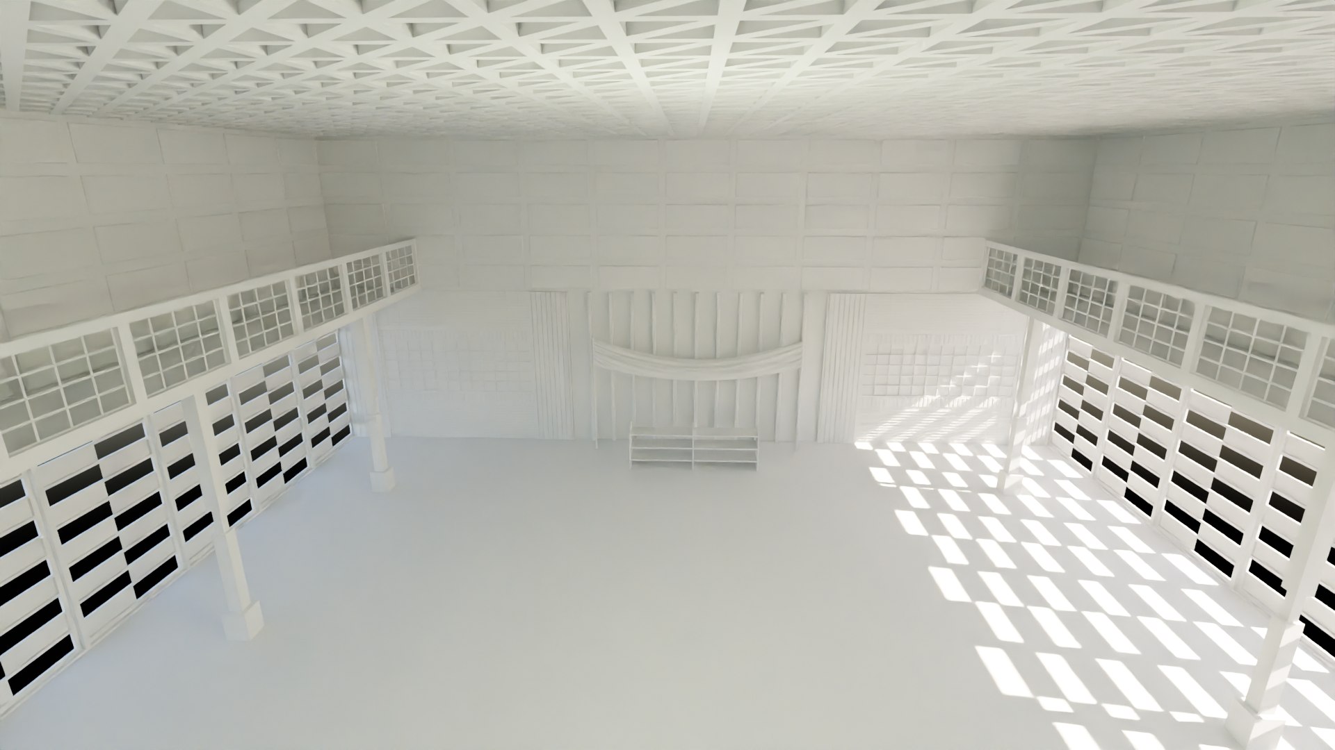 Dojo Fighting Hall 3D Model - TurboSquid 2157975