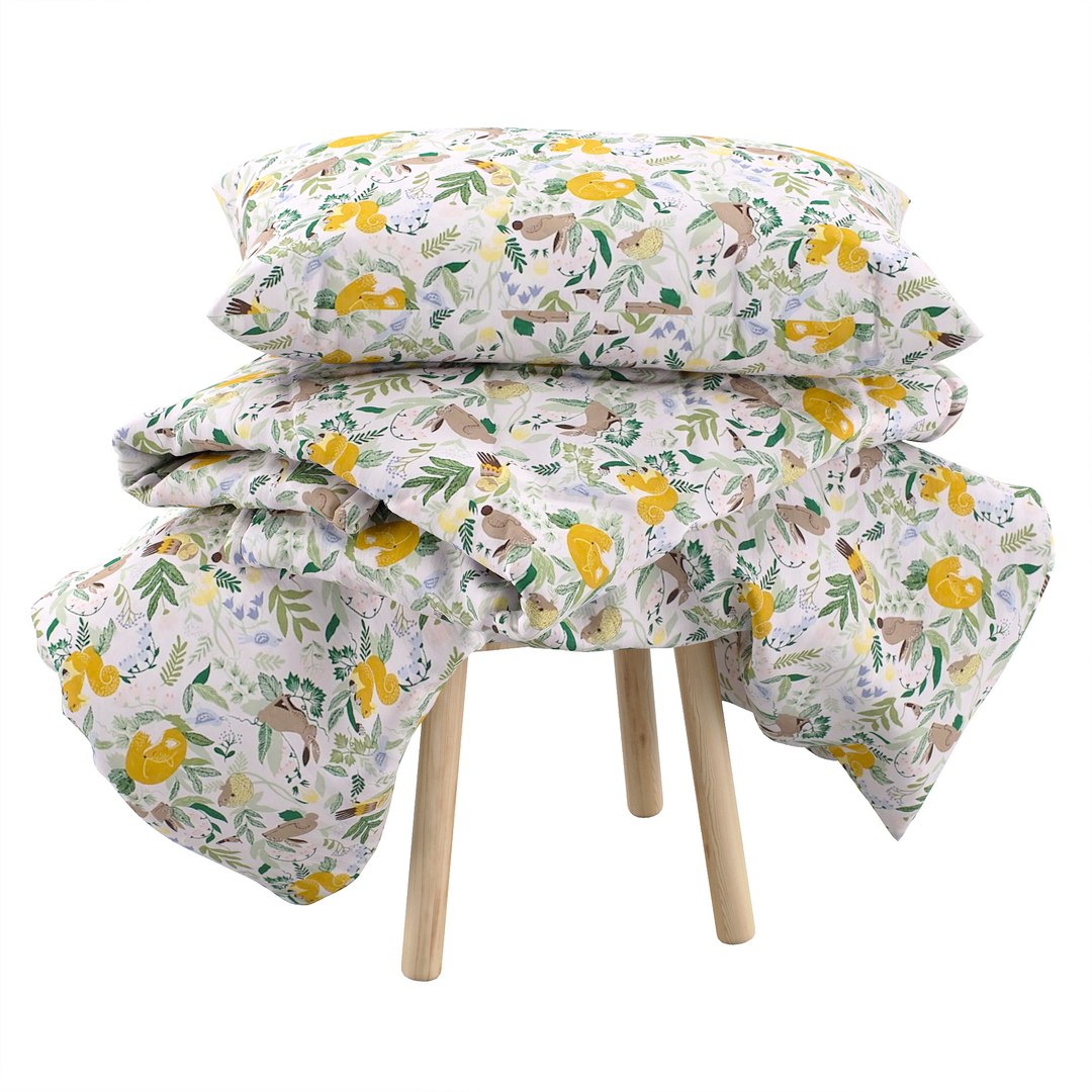 Ikea Trolldom Duvet Set Model - TurboSquid 2007368