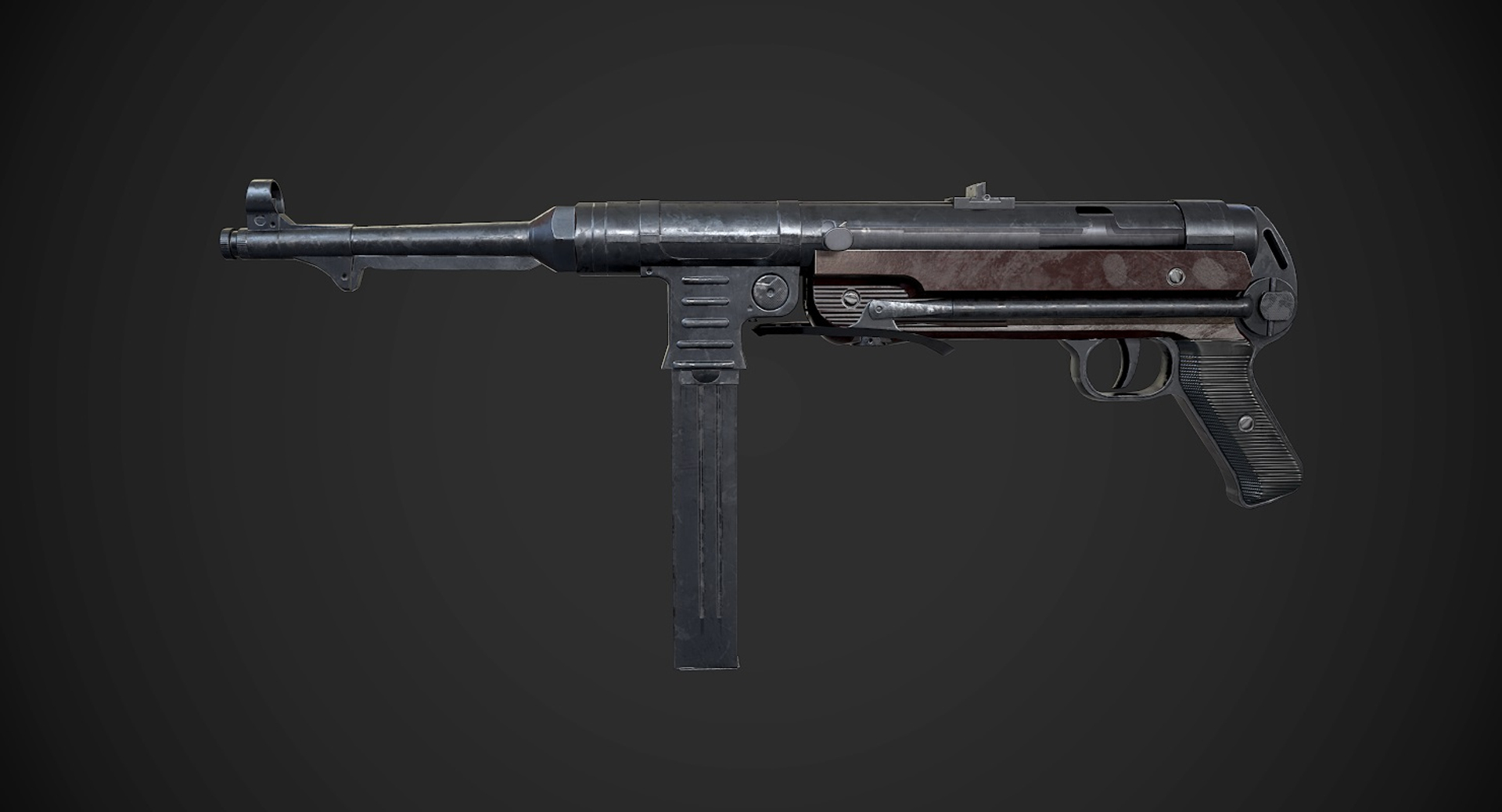 Mp40 aaa games weapon 3D model - TurboSquid 1309499