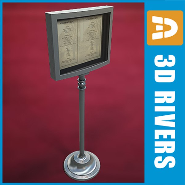 Menu Board 3D Models for Download | TurboSquid