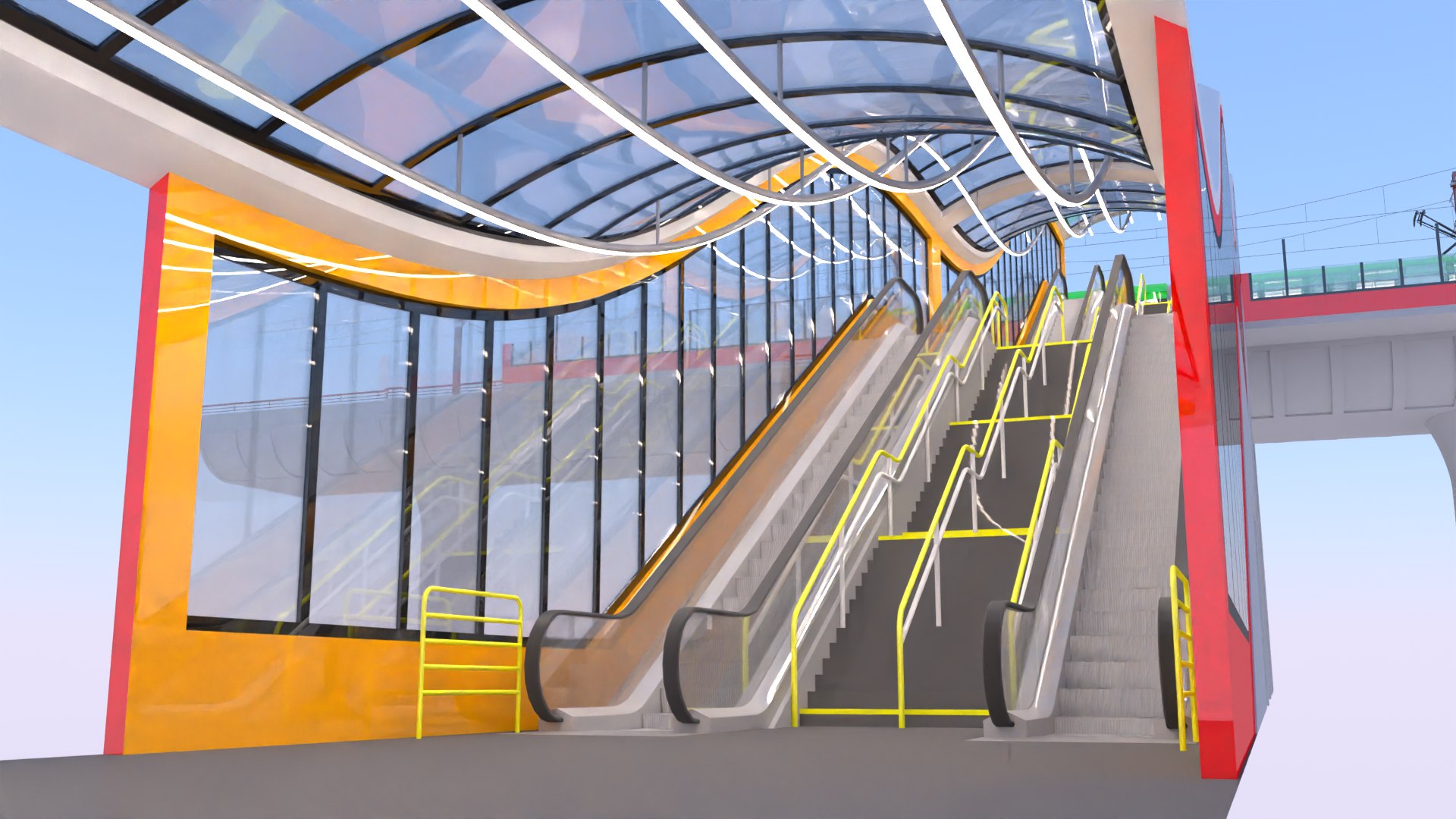 3D Stadler Tram Stop V Model - TurboSquid 2316079