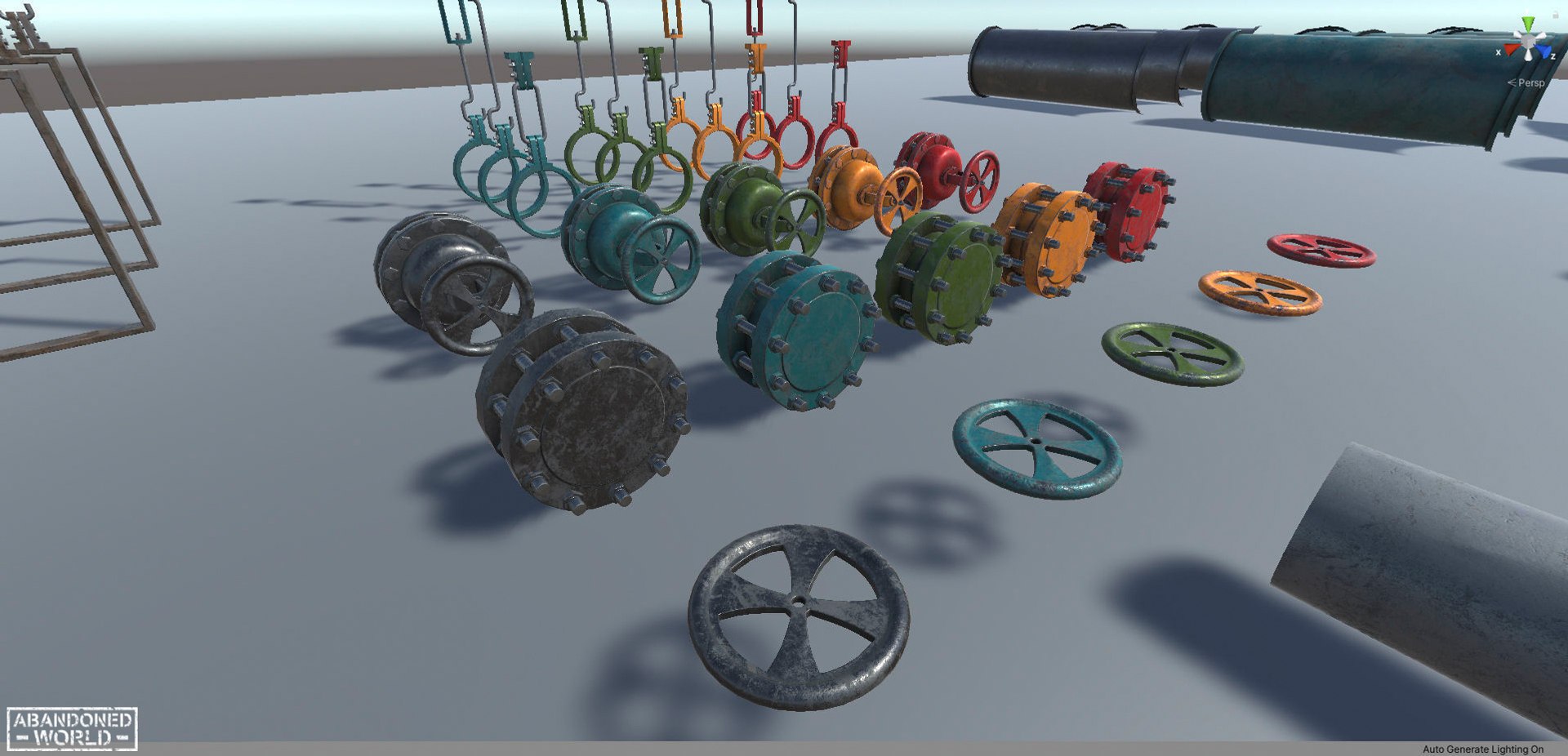 3D Modular Pipes Pack For UE4 And Unity - TurboSquid 1860151