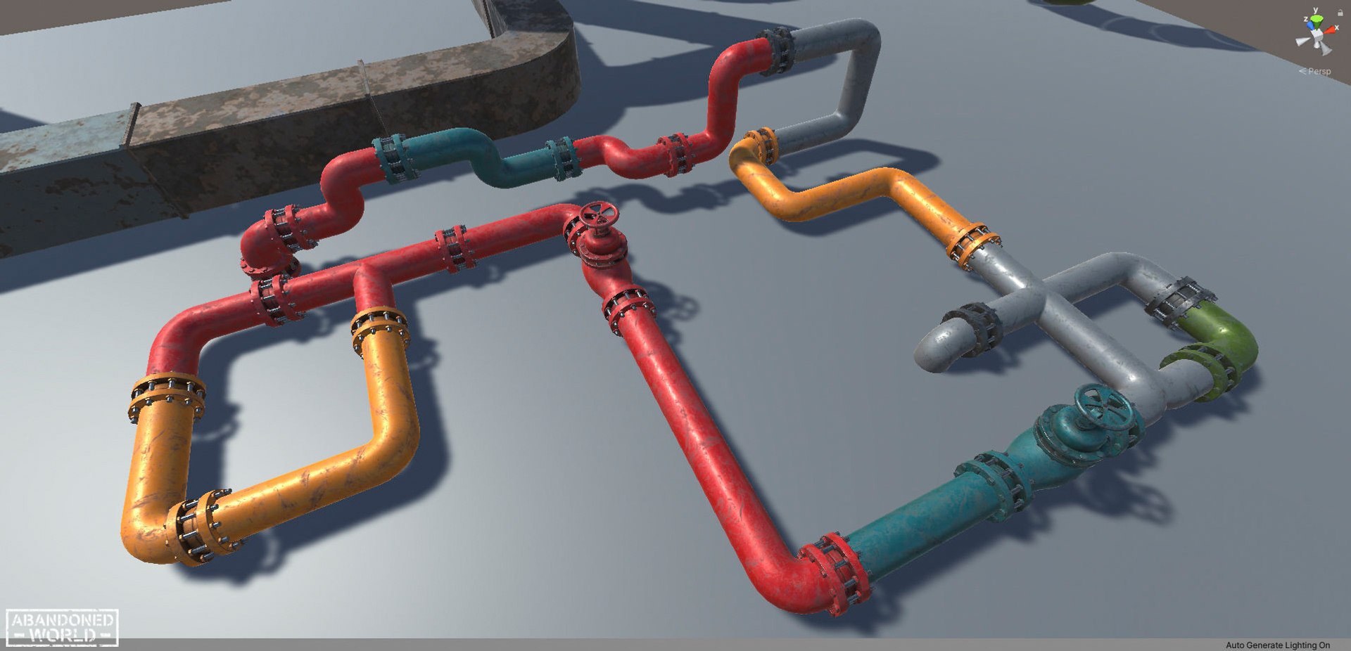 3D Modular Pipes Pack For UE4 And Unity - TurboSquid 1860151